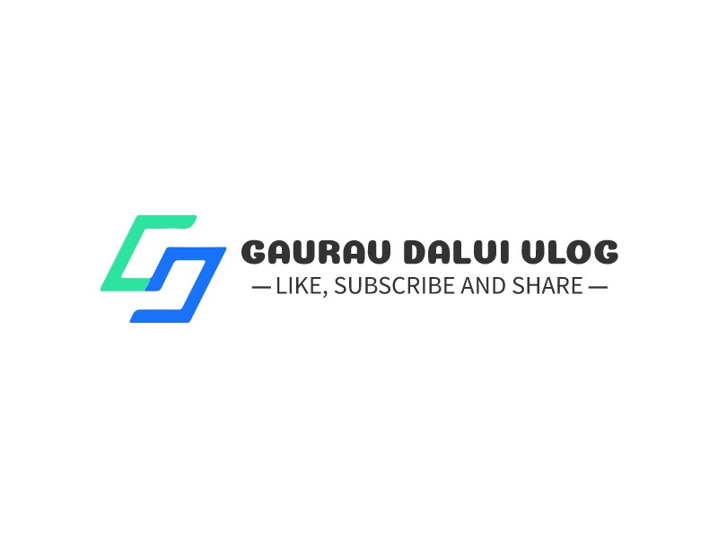 GAURAV DALVI VLOG logo design - LogoAI.com