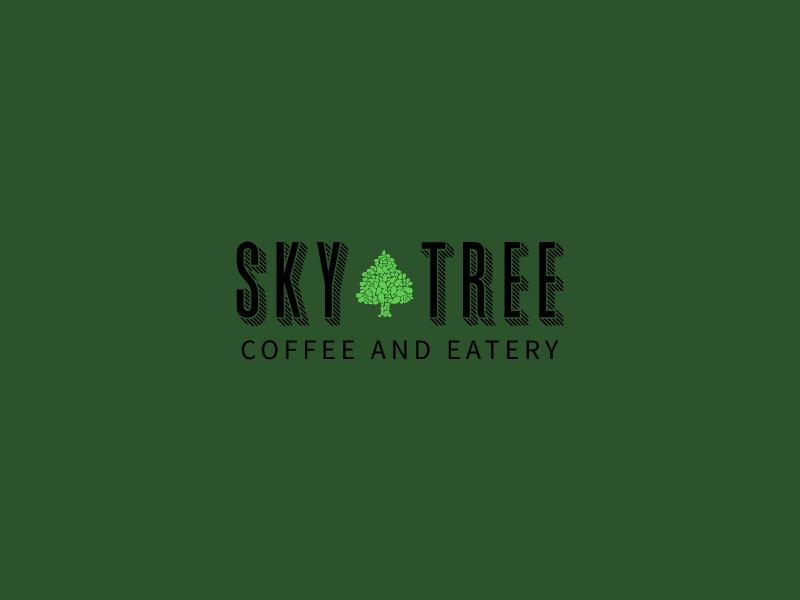 Sky tree logo | Design your own restaurant logo - LogoAI