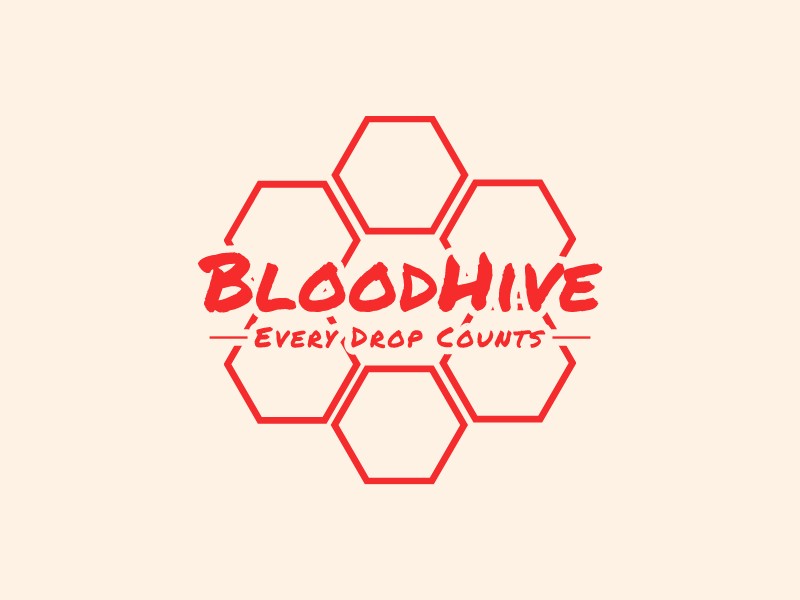 Blood Hive logo | Design your own nonprofit logo - LogoAI