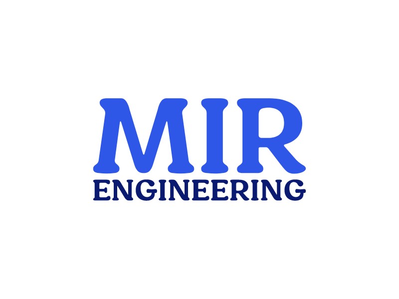 MIR ENGINEERING logo | Design your own construction logo - LogoAI