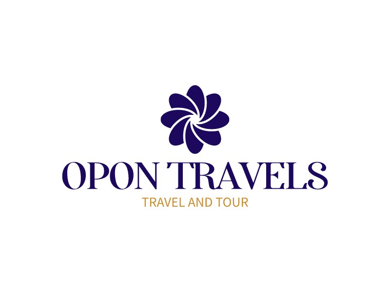Opon Travels logo | Design your own travel logo - LogoAI