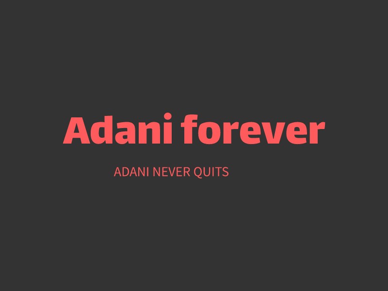 Adani forever logo | Design your own logo - LogoAI