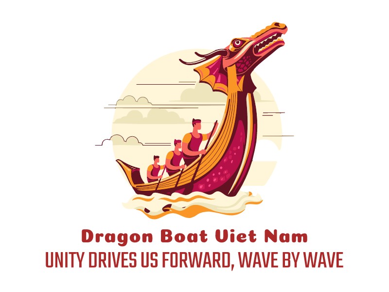 Dragon Boat Viet Nam logo | Design your own sports fitness logo - LogoAI