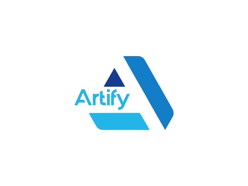 Artify logo | Design your own black white logo - LogoAI