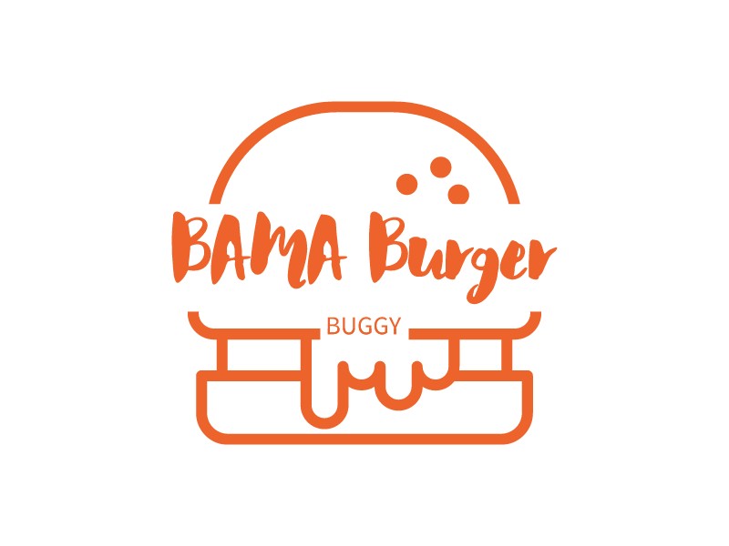 BAMA Burger logo | Design your own restaurant logo - LogoAI