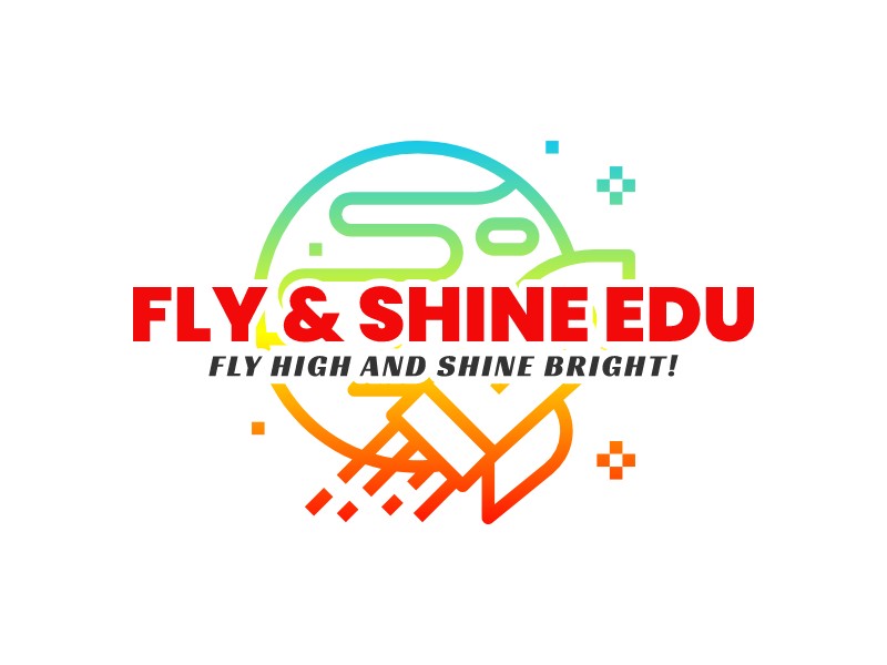 FLY & SHINE EDU logo | Design your own education logo - LogoAI