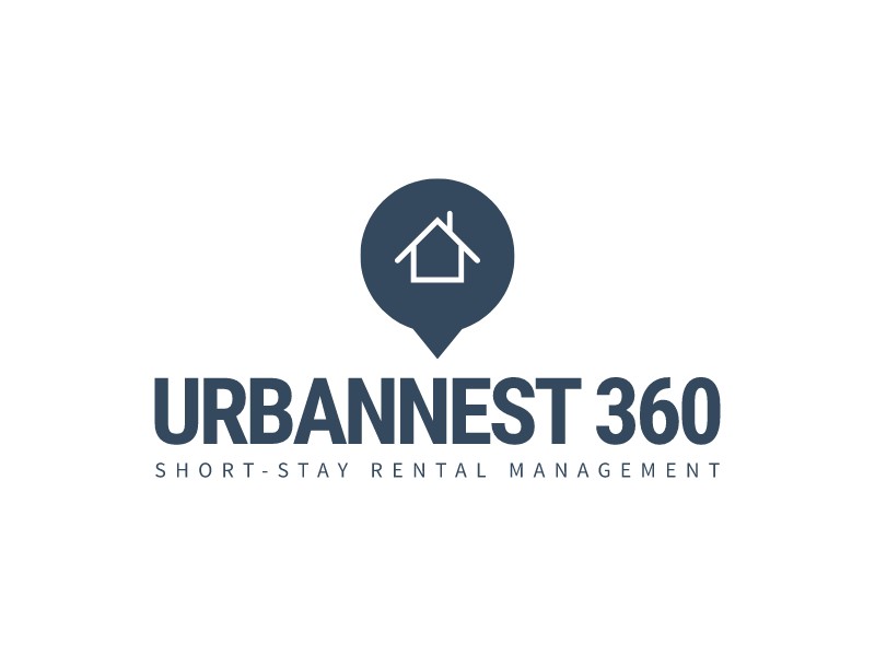 URBANnest 360 logo | Design your own black white logo - LogoAI