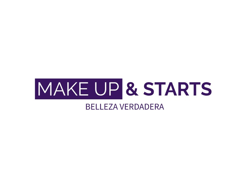 Make Up & Starts logo | Design your own beauty spa logo - LogoAI