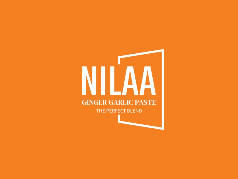 Nilaa ginger garlic paste logo | Design your own logo - LogoAI