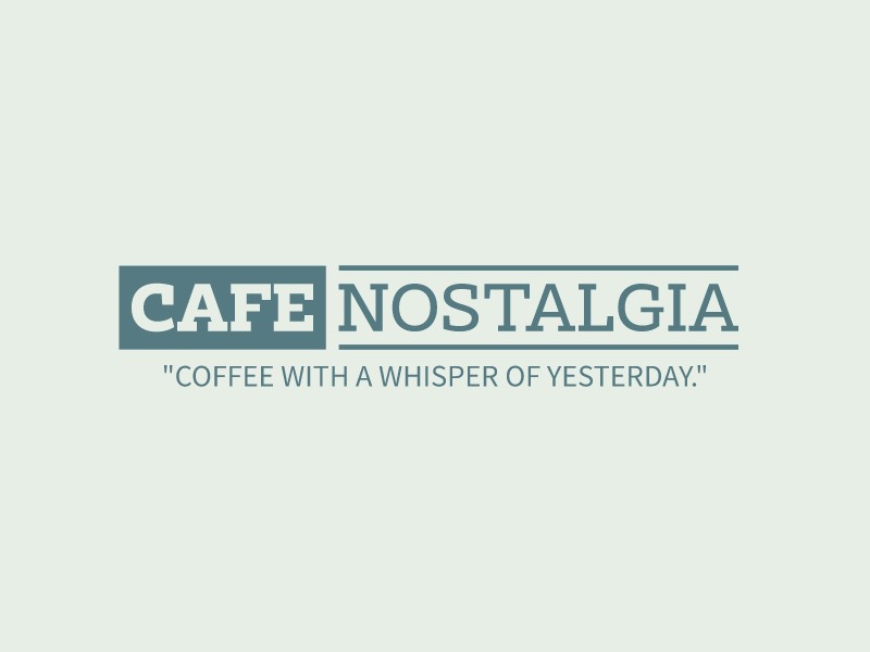 Cafe Nostalgia logo | Design your own restaurant logo - LogoAI