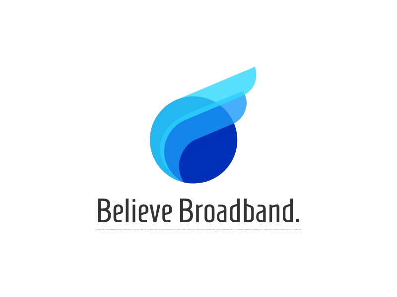 Believe Broadband. logo | Design your own logo - LogoAI