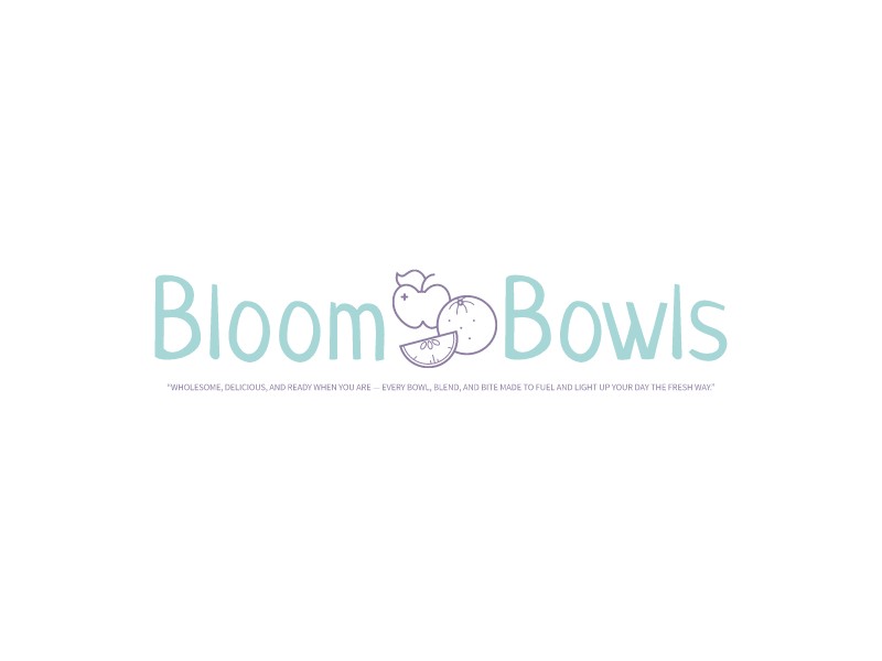 Bloom Bowls logo | Design your own restaurant logo - LogoAI