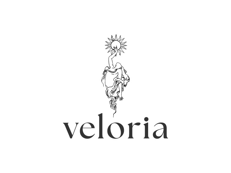 Veloria logo | Design your own beauty spa logo - LogoAI