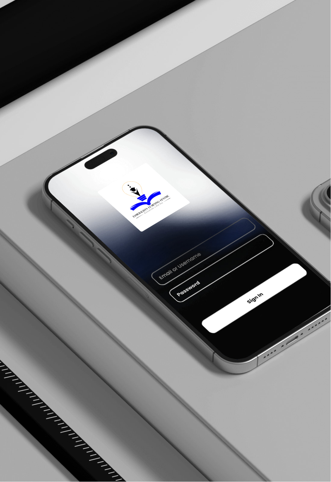 Minimalist mobile phone logo mockup (1715144626) - AiDesign