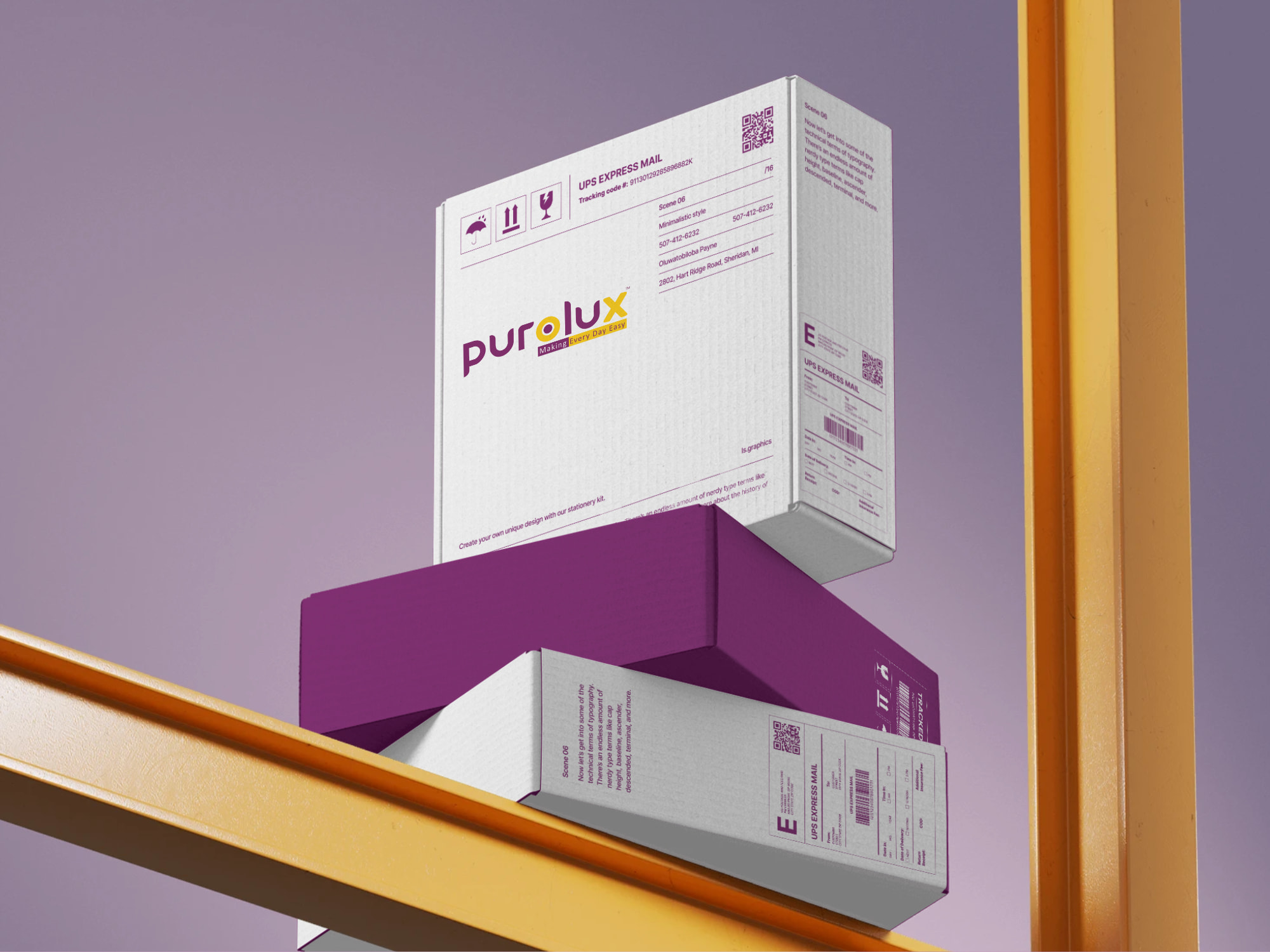 Industrial style outer packaging box logo mockup (1718067139) - AiDesign