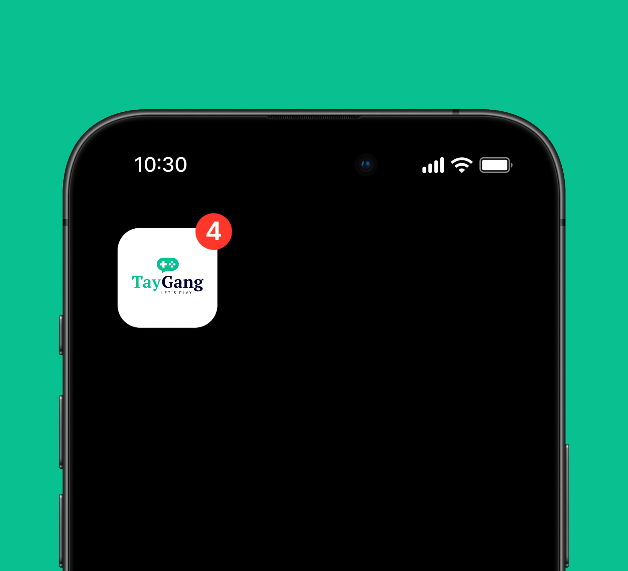 Mobile phone screen app icon logo mockup - AiDesign
