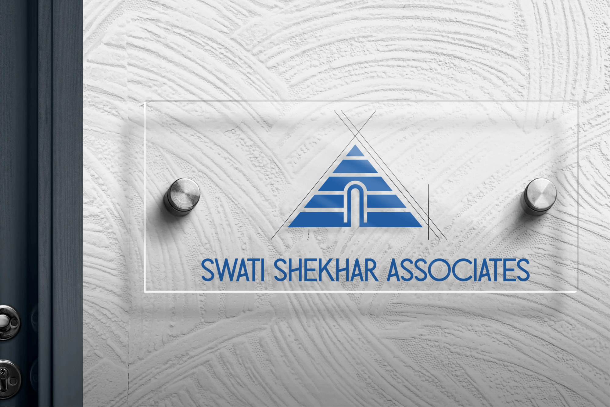 Acrylic material billboard logo display board mockup (1726484449 ...
