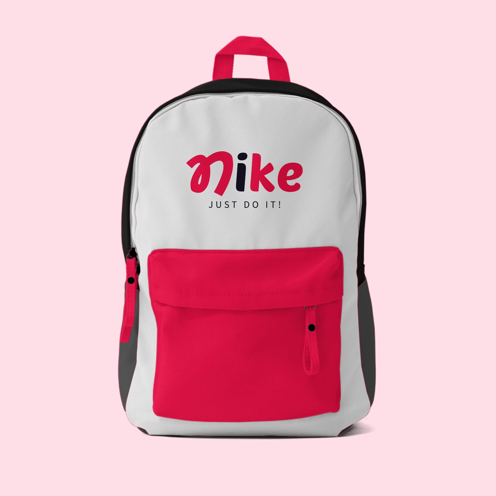 Backpack school bag logo mockup - AiDesign
