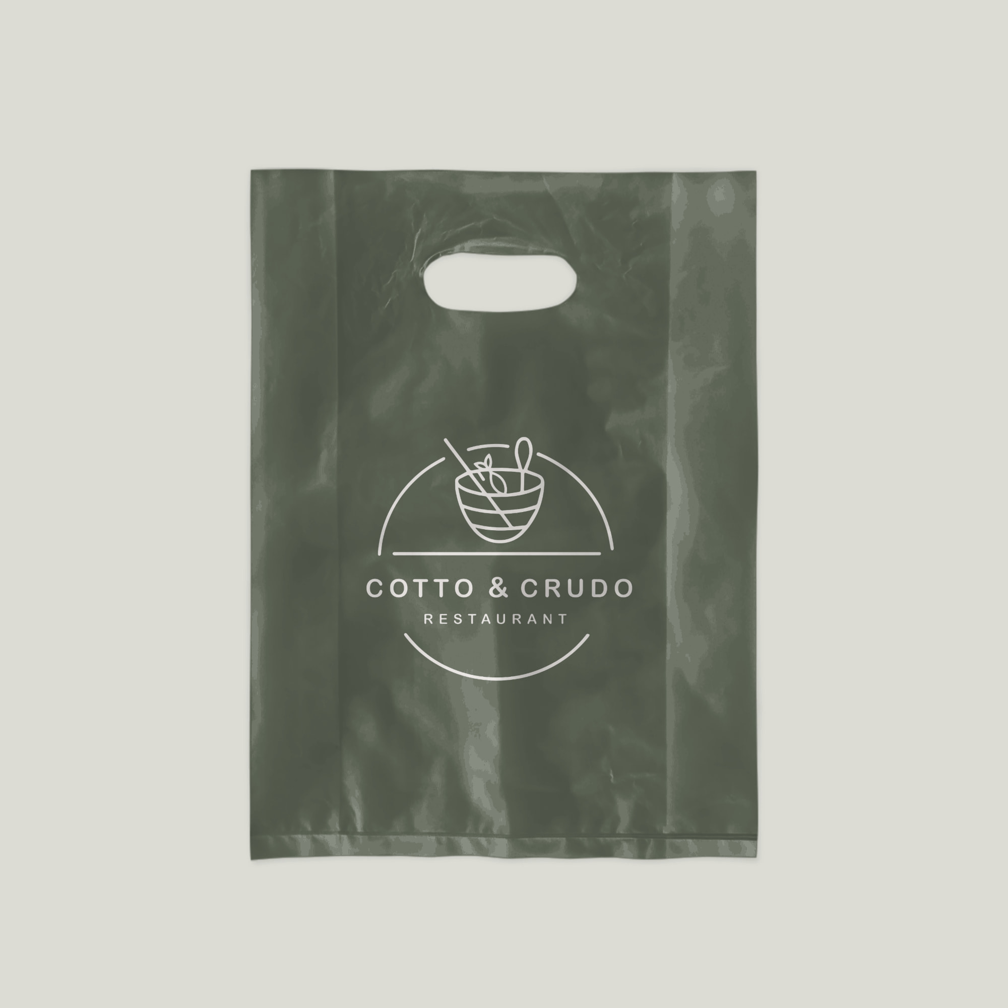 Packaging bag, plastic bag logo mockup (1747414815) - AiDesign