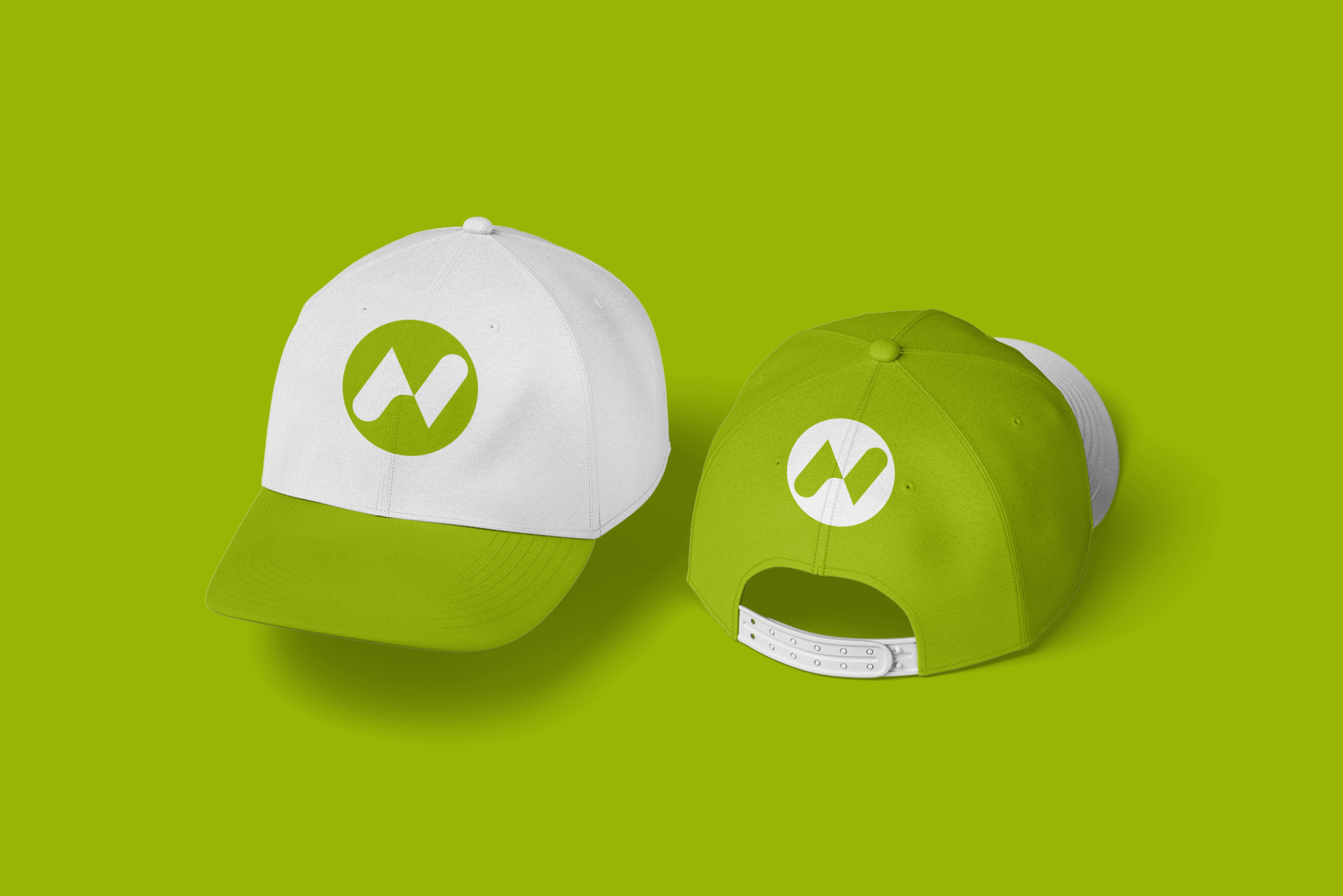 Two-color hat baseball cap vi logo mockup renderings (1768239039 ...
